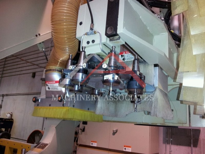 ANDI Stratos WFD 4 x 8 CNC Router with 20 Hp Sullair Vacuum Pump