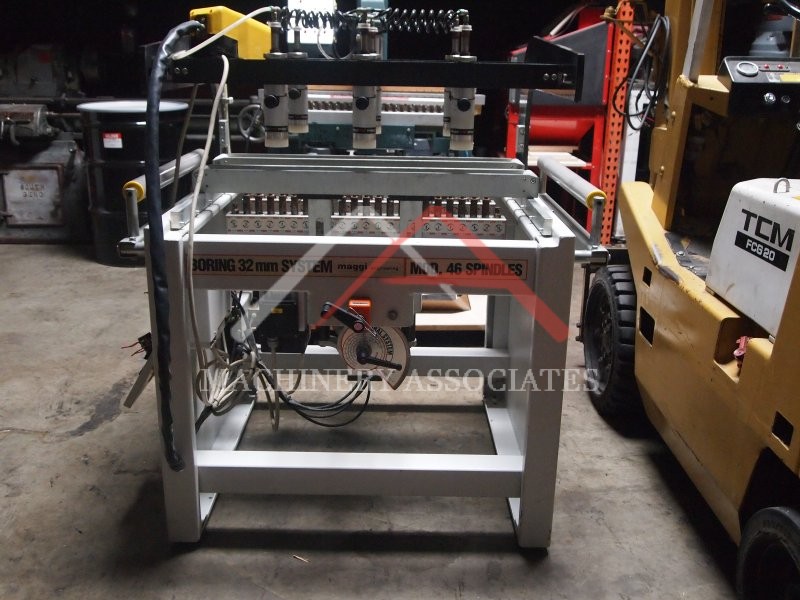 2001 Maggi Dual-Head 46 Spindle Line Boring (Borer) Machine