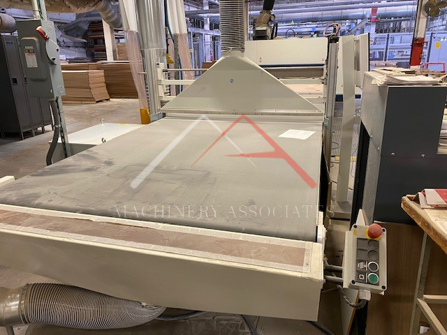 Morbidelli X200 Cnc Router Nested Based Cell 5x10 Wroller Holddown