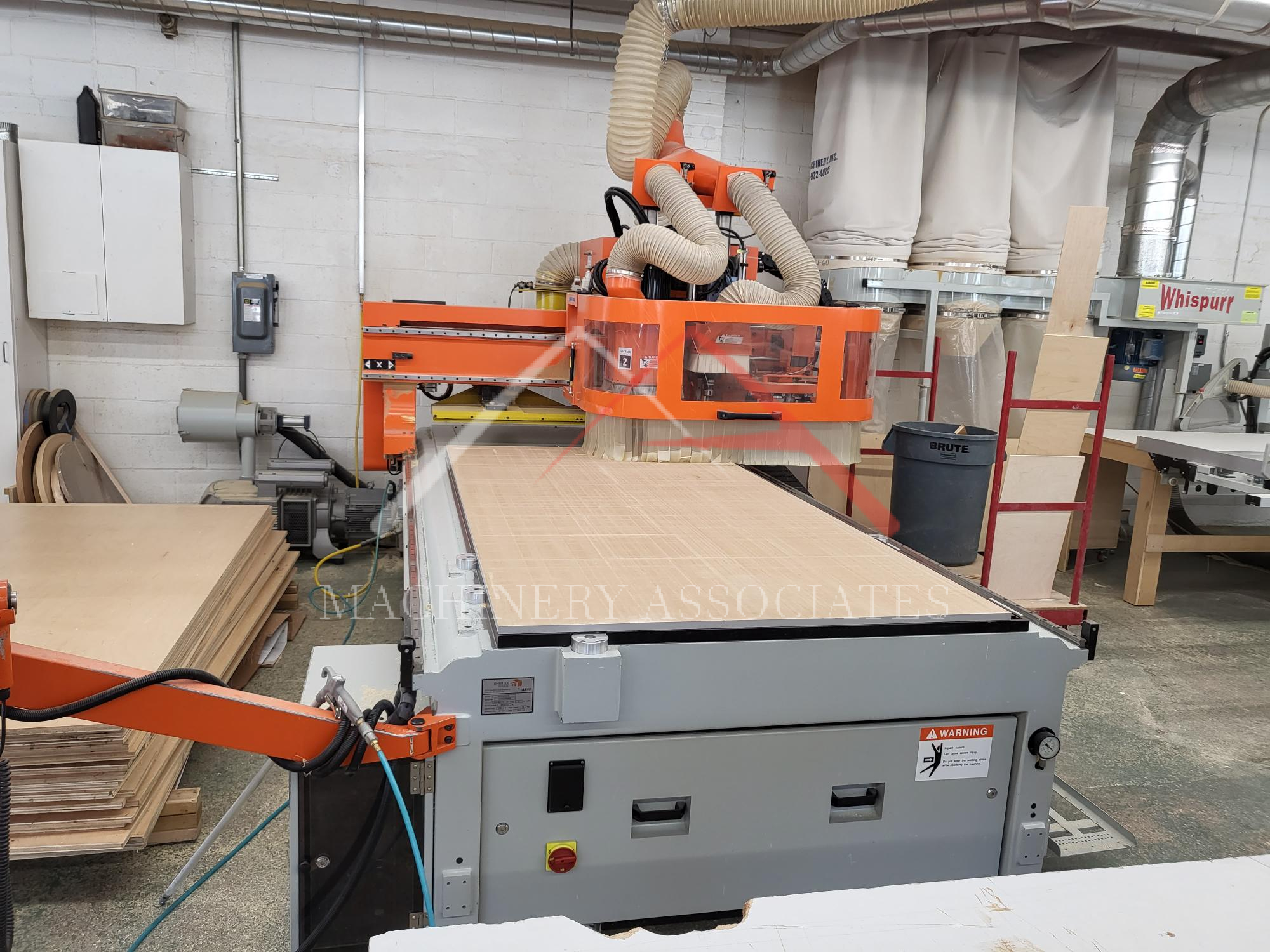 Omnitech Mate 4x8 Flat Table CNC Router