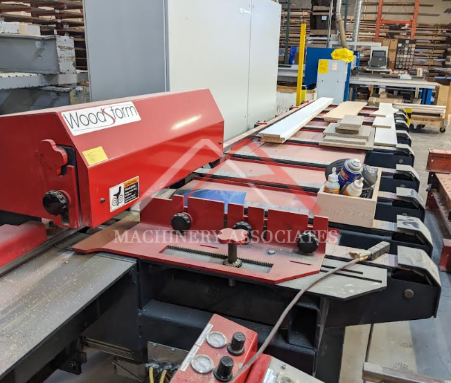 WOODSTORM LS-100 INFEED AND MR-SL OUTFEED CONVEYORS