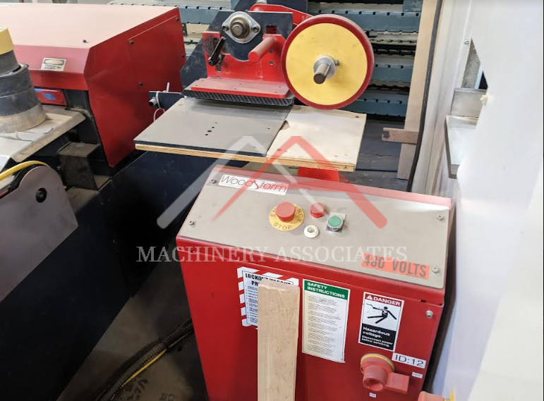 WOODSTORM LS-100 INFEED AND MR-SL OUTFEED CONVEYORS