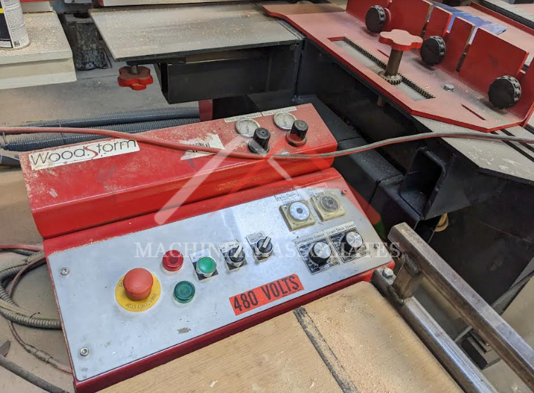 WOODSTORM LS-100 INFEED AND MR-SL OUTFEED CONVEYORS