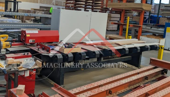 WOODSTORM LS-100 INFEED AND MR-SL OUTFEED CONVEYORS