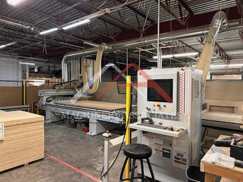 Vantech 5 by 10 CNC Router with Off Load and Conveyor