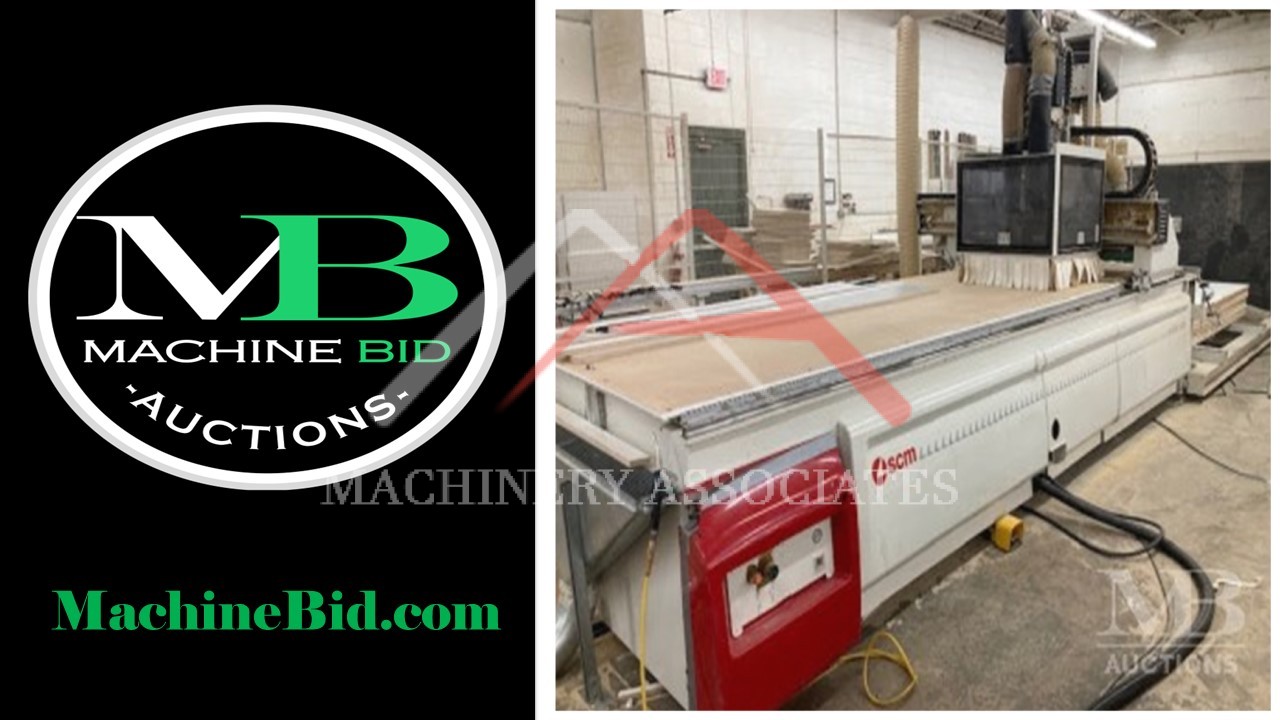 SCM Pratix N15 CNC Router Feed Through Cell