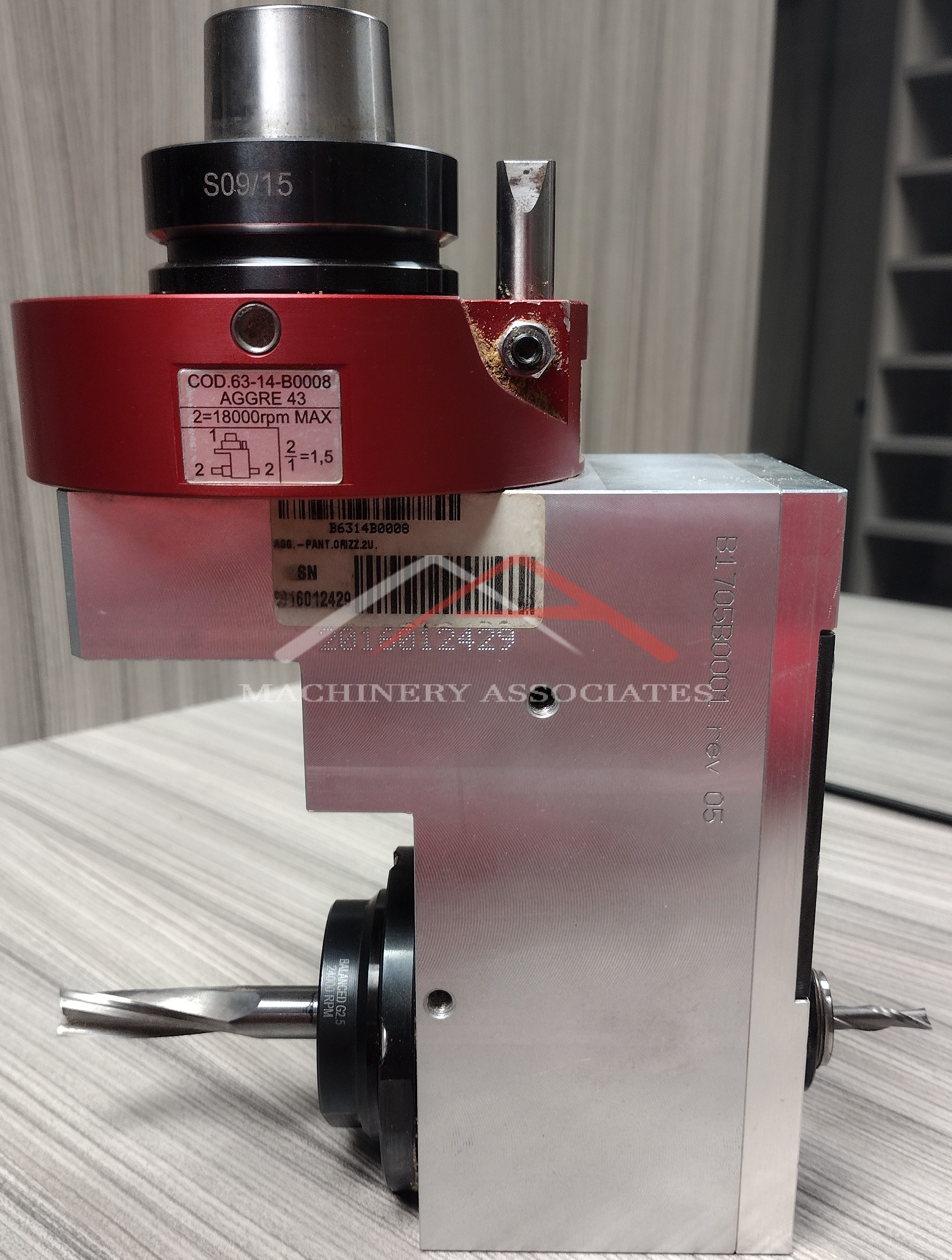 HSK F63 Horizontal Milling Aggregate