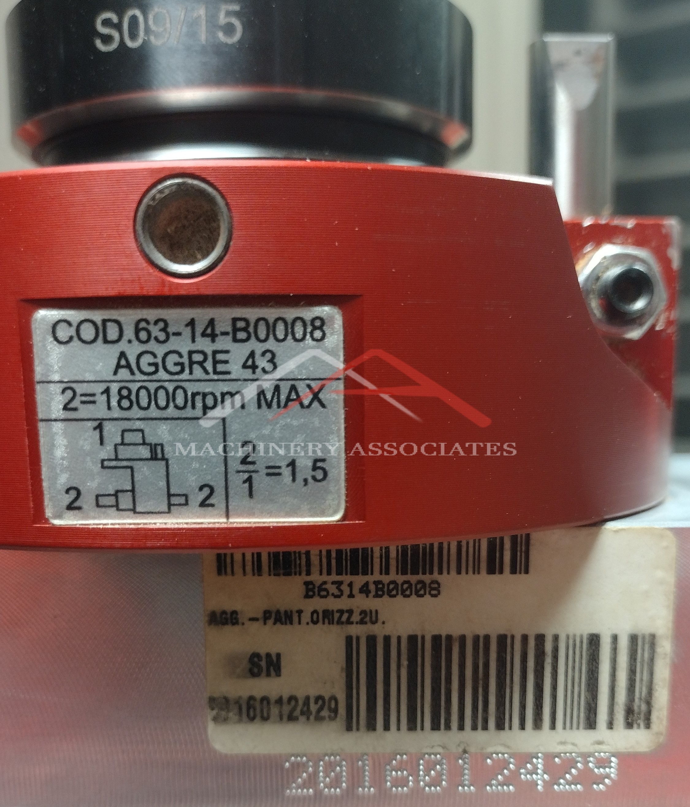 HSK F63 Horizontal Milling Aggregate