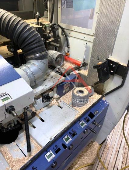 WEINIG POWERMAT 1000/018 WITH POCMS STAND MOULDER FEED THROUGH PACKAGE