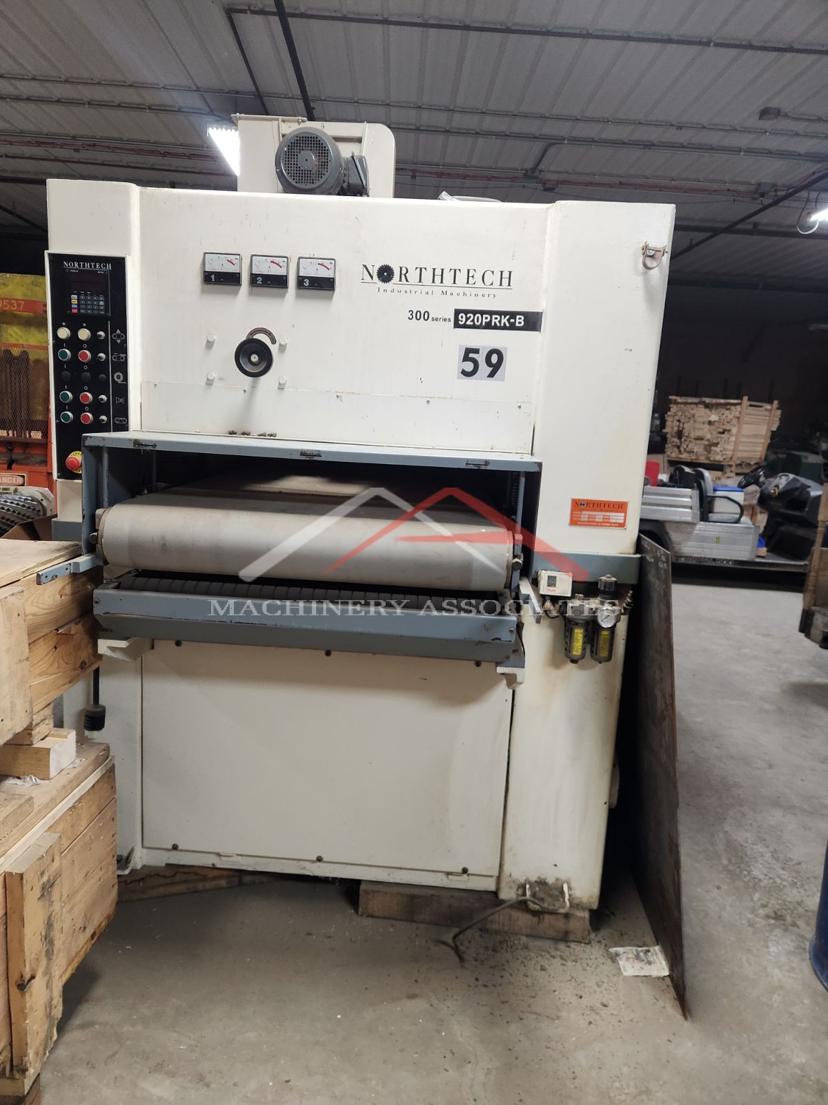 Northtech 37" Triple Top Head and Triple Bottom Head Planer Sander