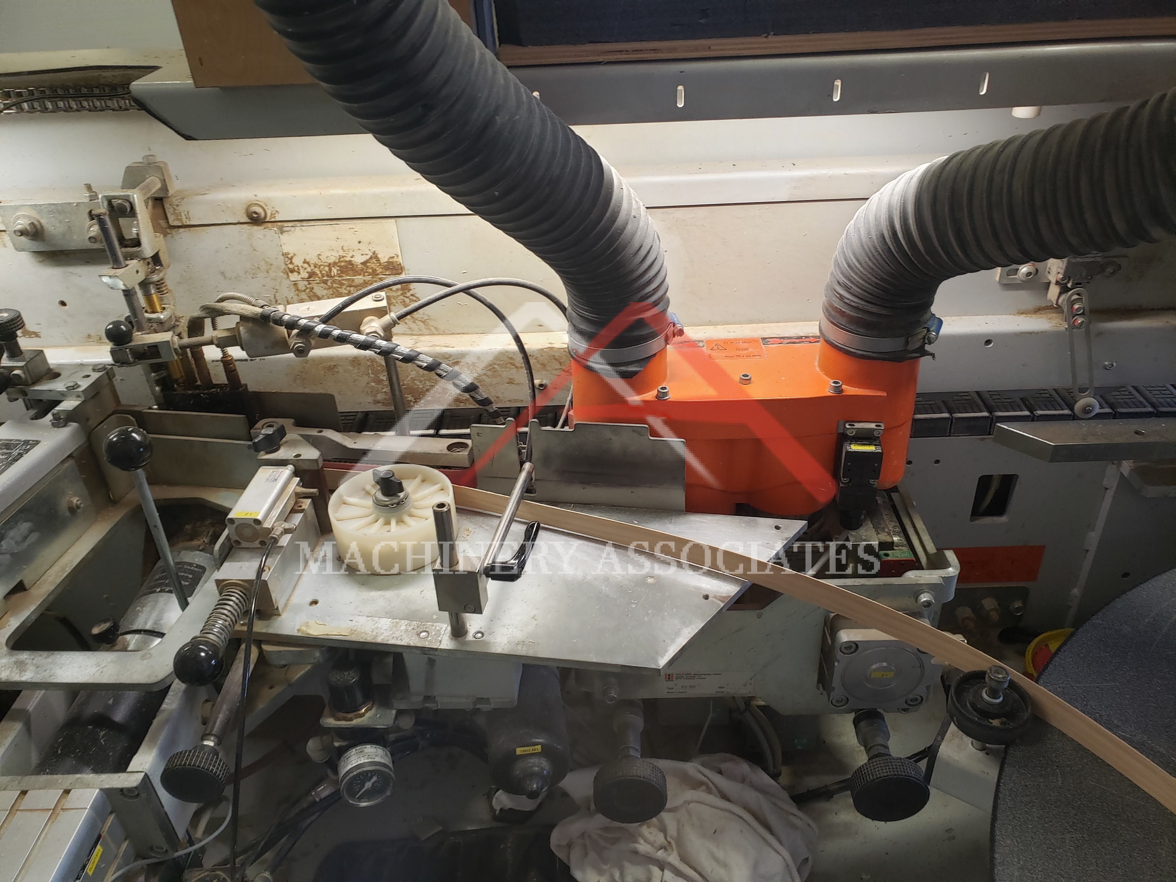 2013 HolzHer 1308 XL Edgebander with Doucet XPRS-24 Return Conveyor