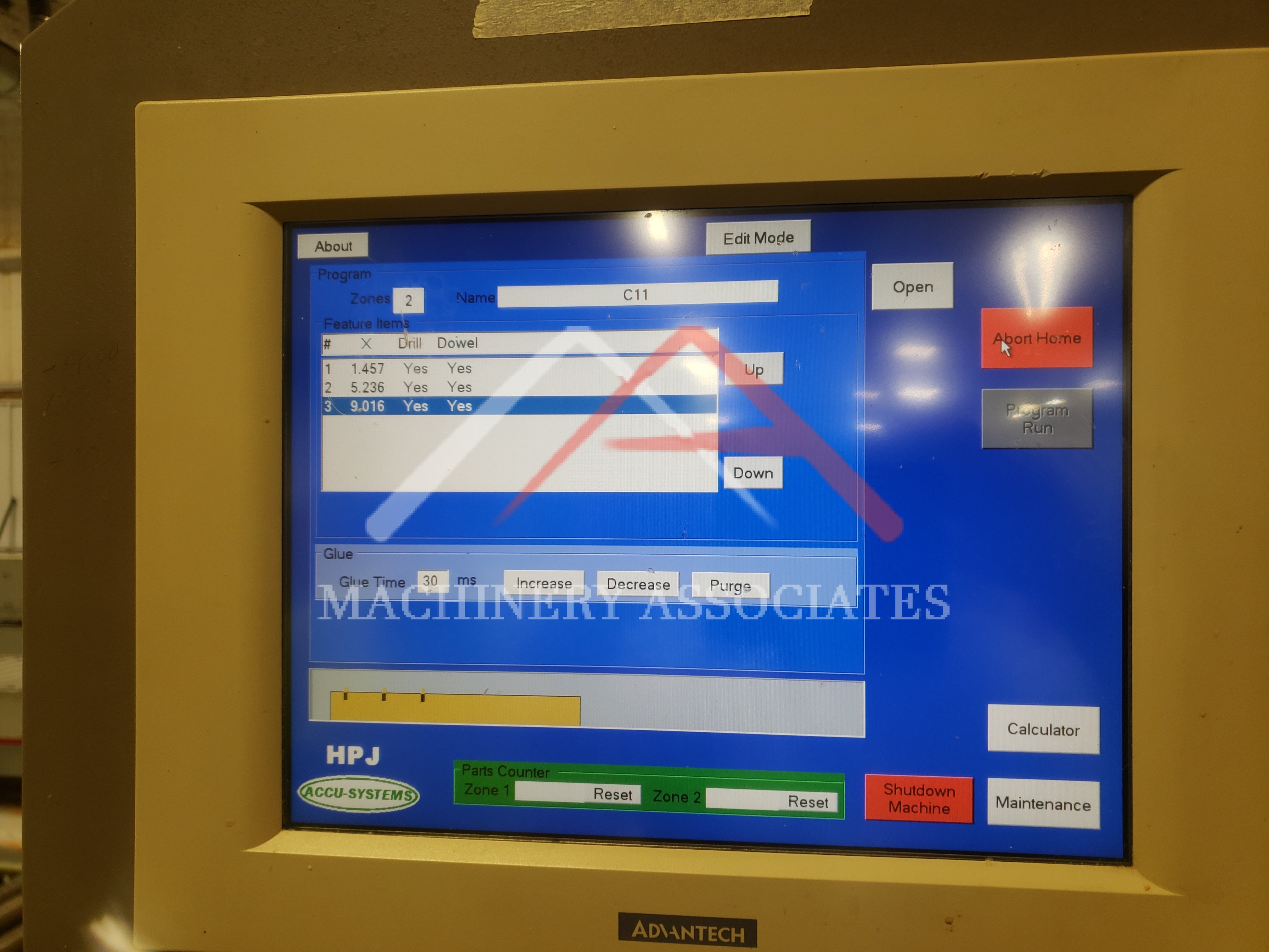 Accu-Systems HPJ-5 CNC boring and dowel insertion machine