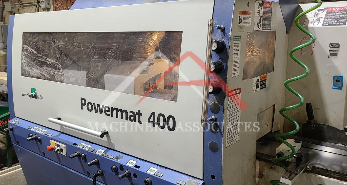 WEINIG POWERMAT 400/018 HSK MOULDER FEED THROUGH