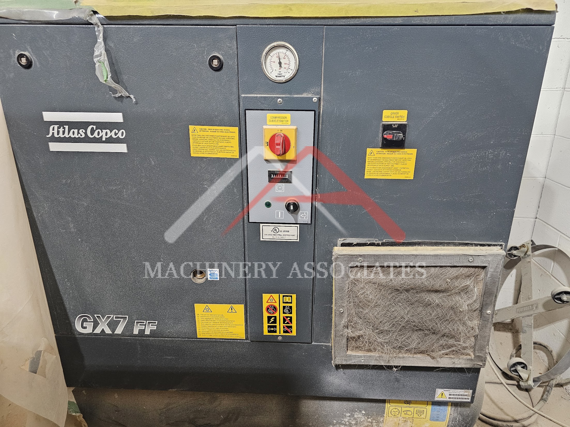 2021 Atlas Copco Air Compressor GX7 FF