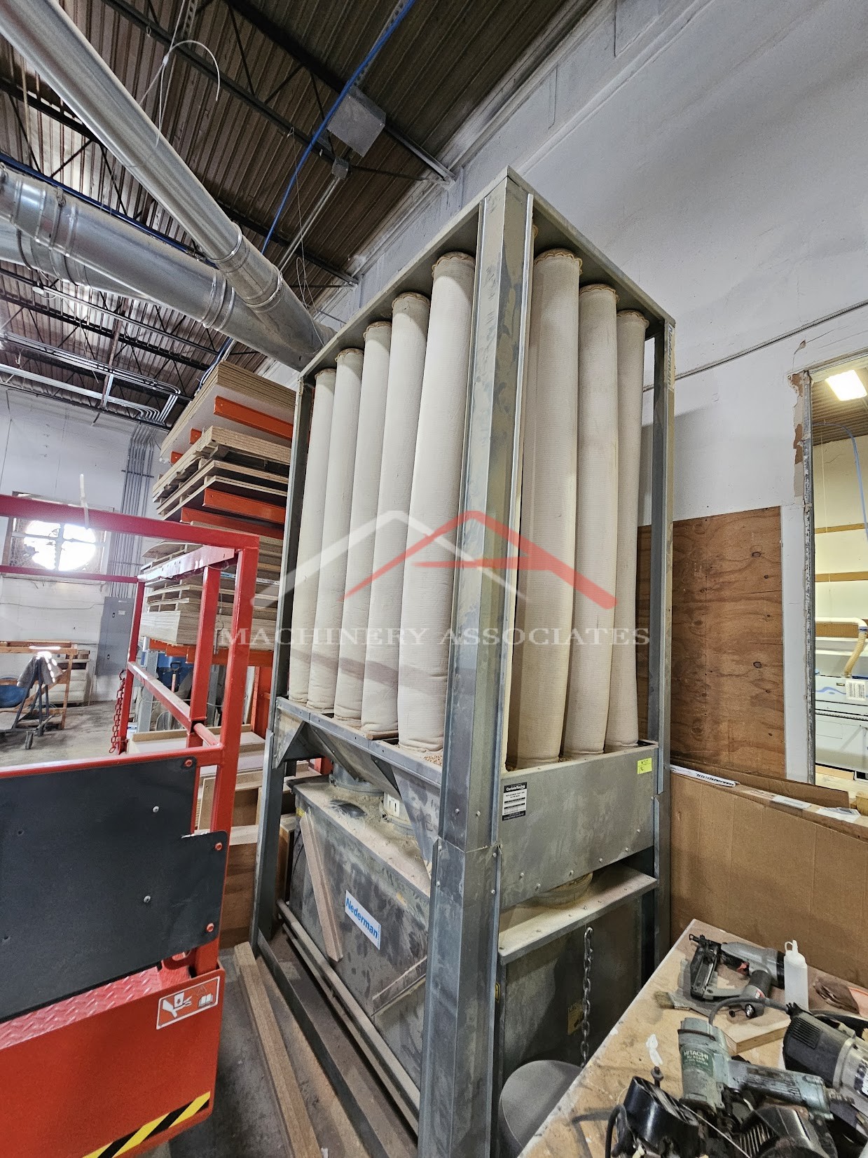 Nederman S 1000 Dust Collector w Dump Bin