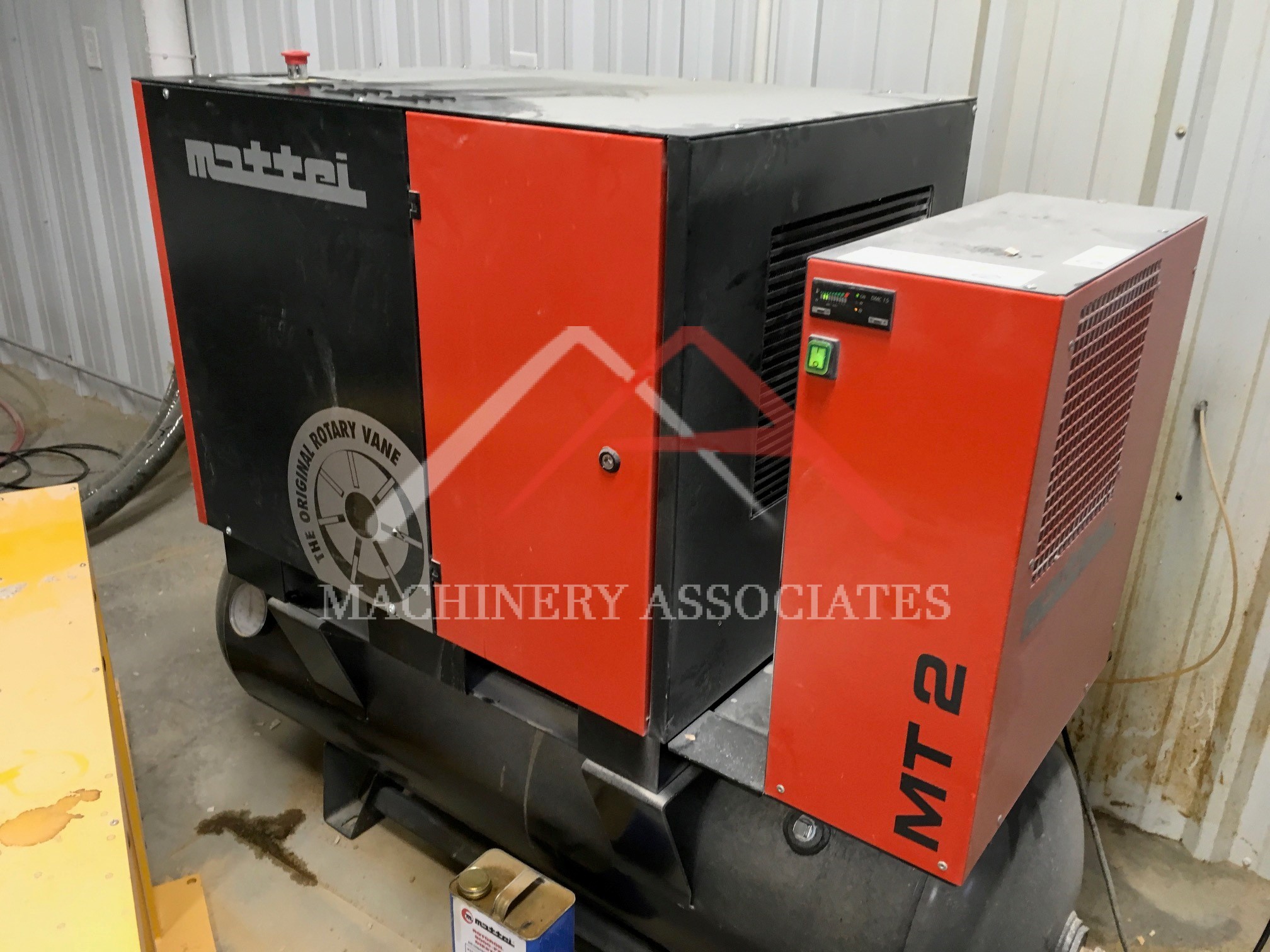 Mattei 15HP Rotary Vane Compressor - All in One