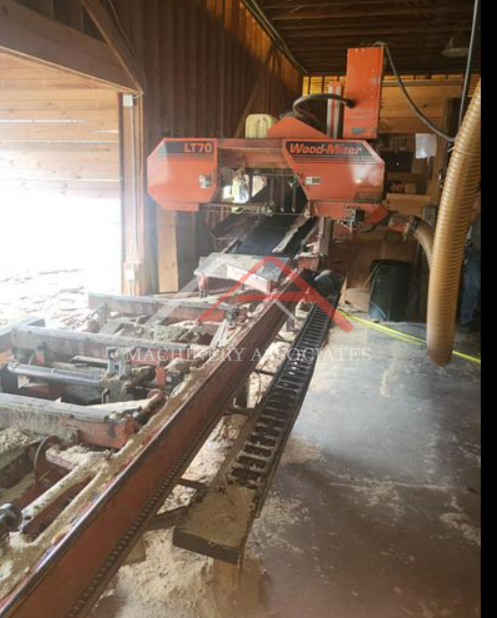 WOODMIZER LT70 HORIZONTAL BAND MILL WITH EXTRAS.
