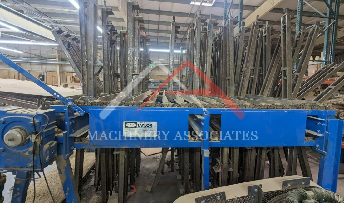 Taylor model 8001-28 clamp carrier 40 section with pneumatic tightener.