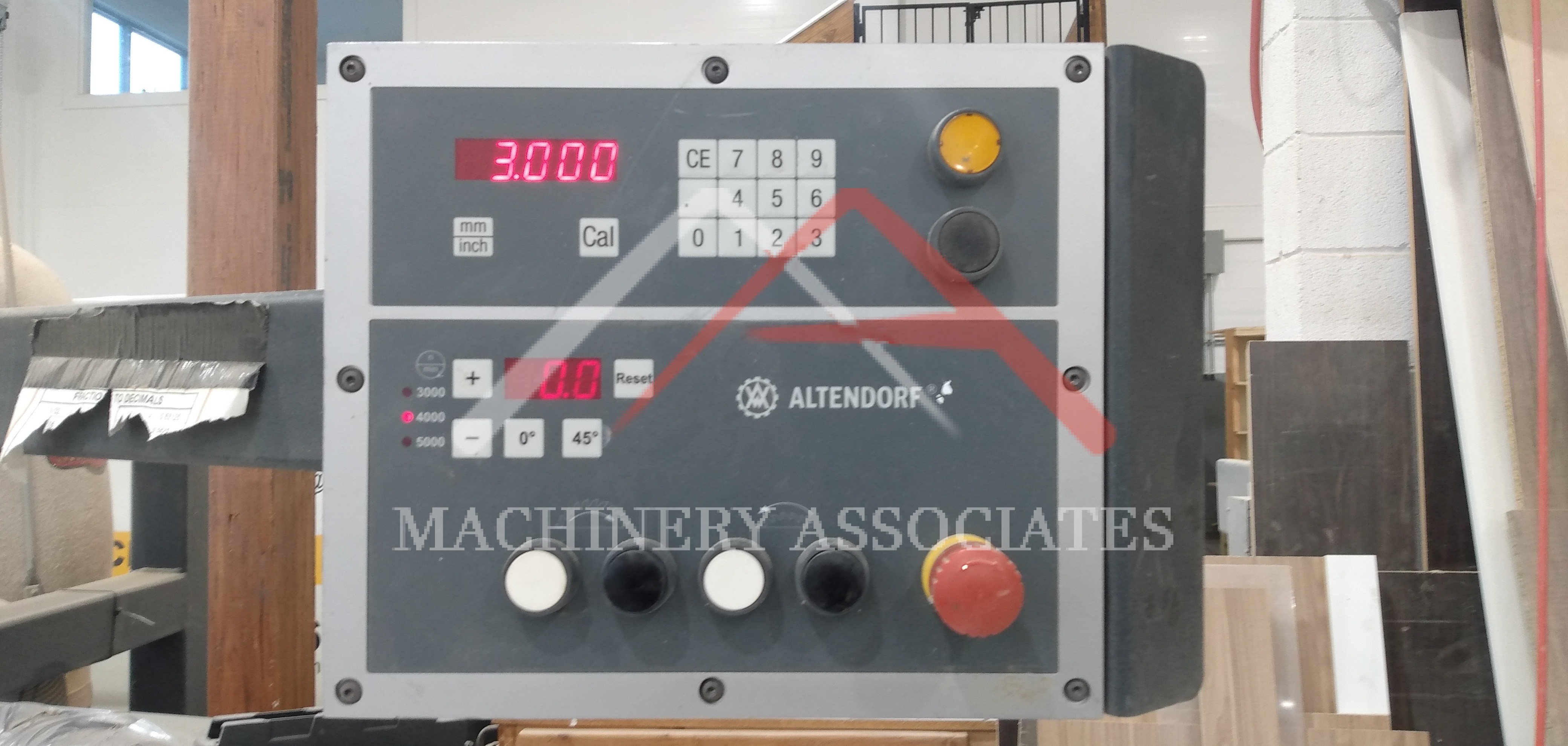 Altendorf WA8 10' Sliding Panel Saw w/Motorized Axis'