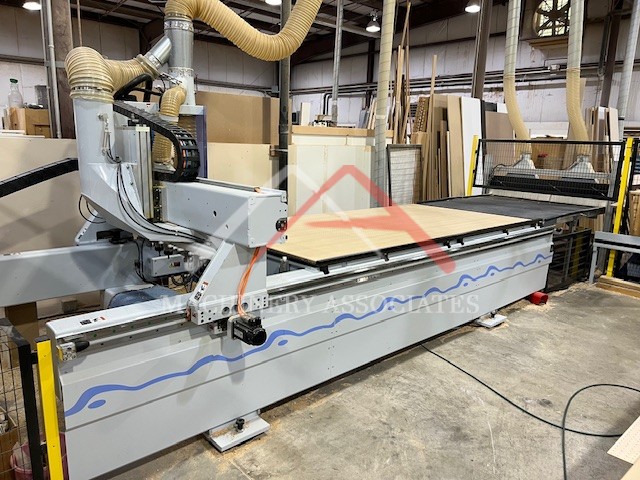 Weeke Optimat BHP008 Vantech 510 Flat Table CNC Router w/Offloading