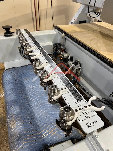 Weeke Optimat BHP008 Vantech 510 Flat Table CNC Router w/Offloading