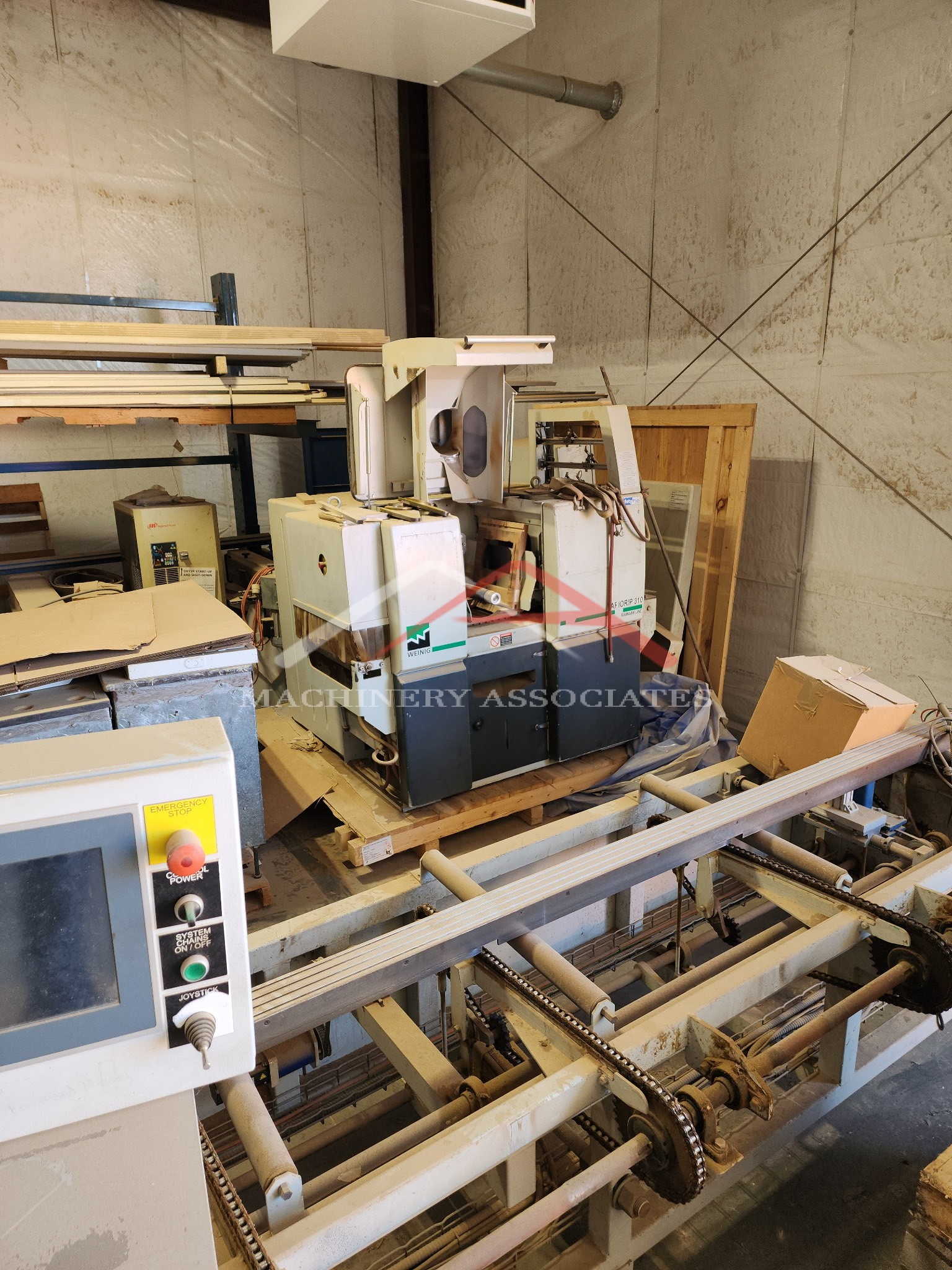 2016 Raimann VarioRip 2M Moving Blade Gang Rip Saw & ValuRip Optimizing ...