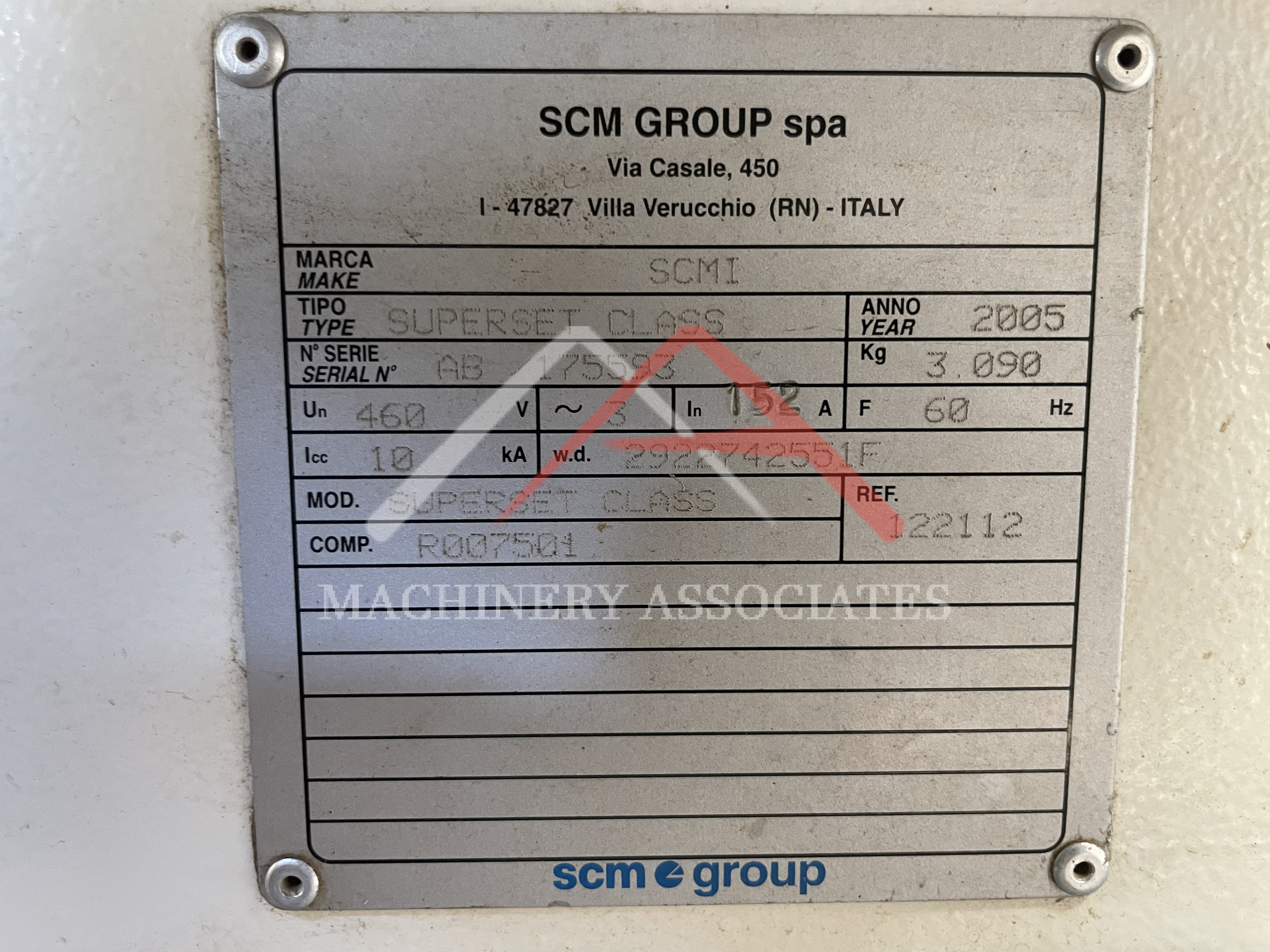 SCM Superset Class 6 head moulder