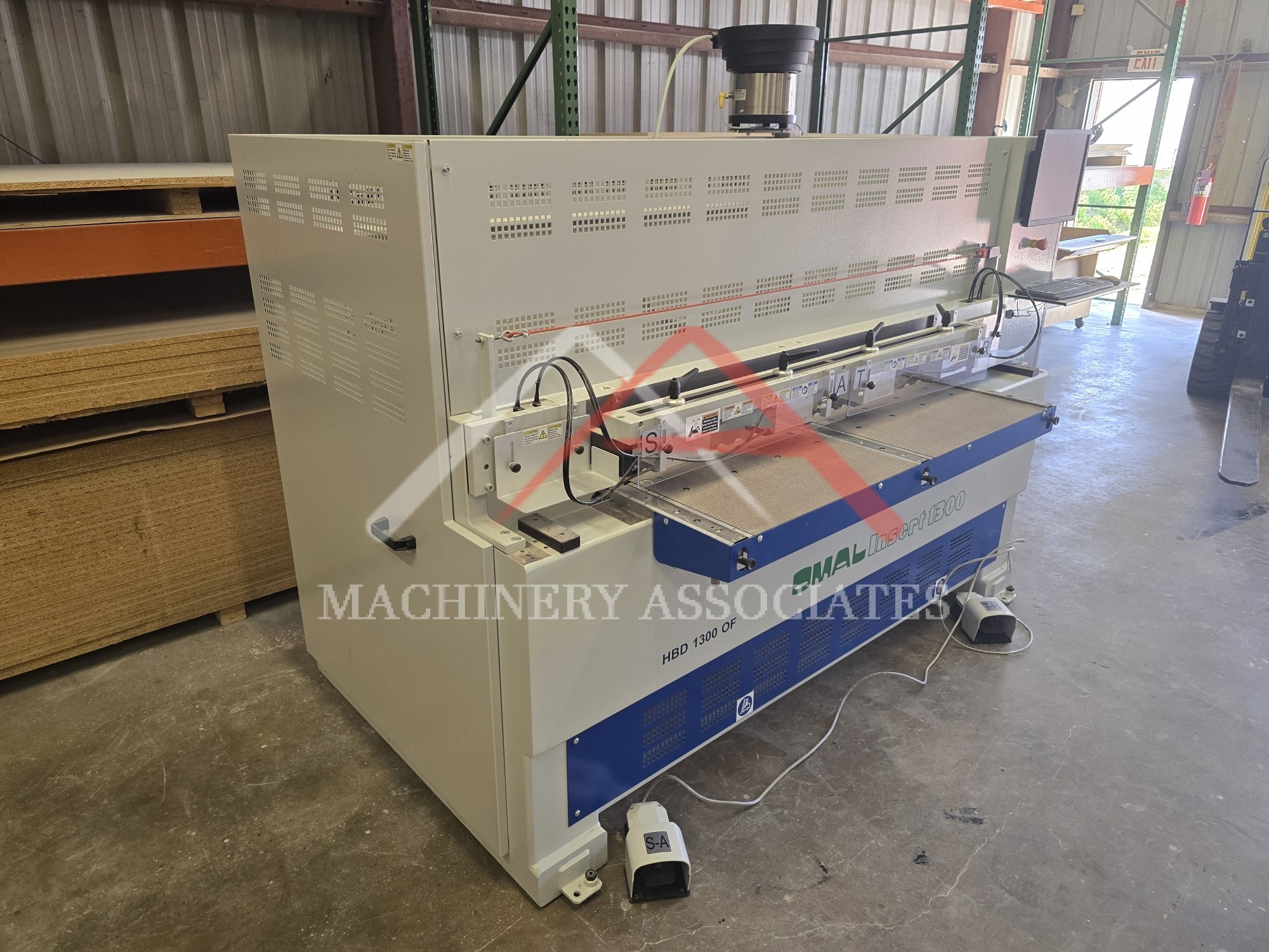Omal HBD 1300 OF Bore/Glue/Dowel Machine