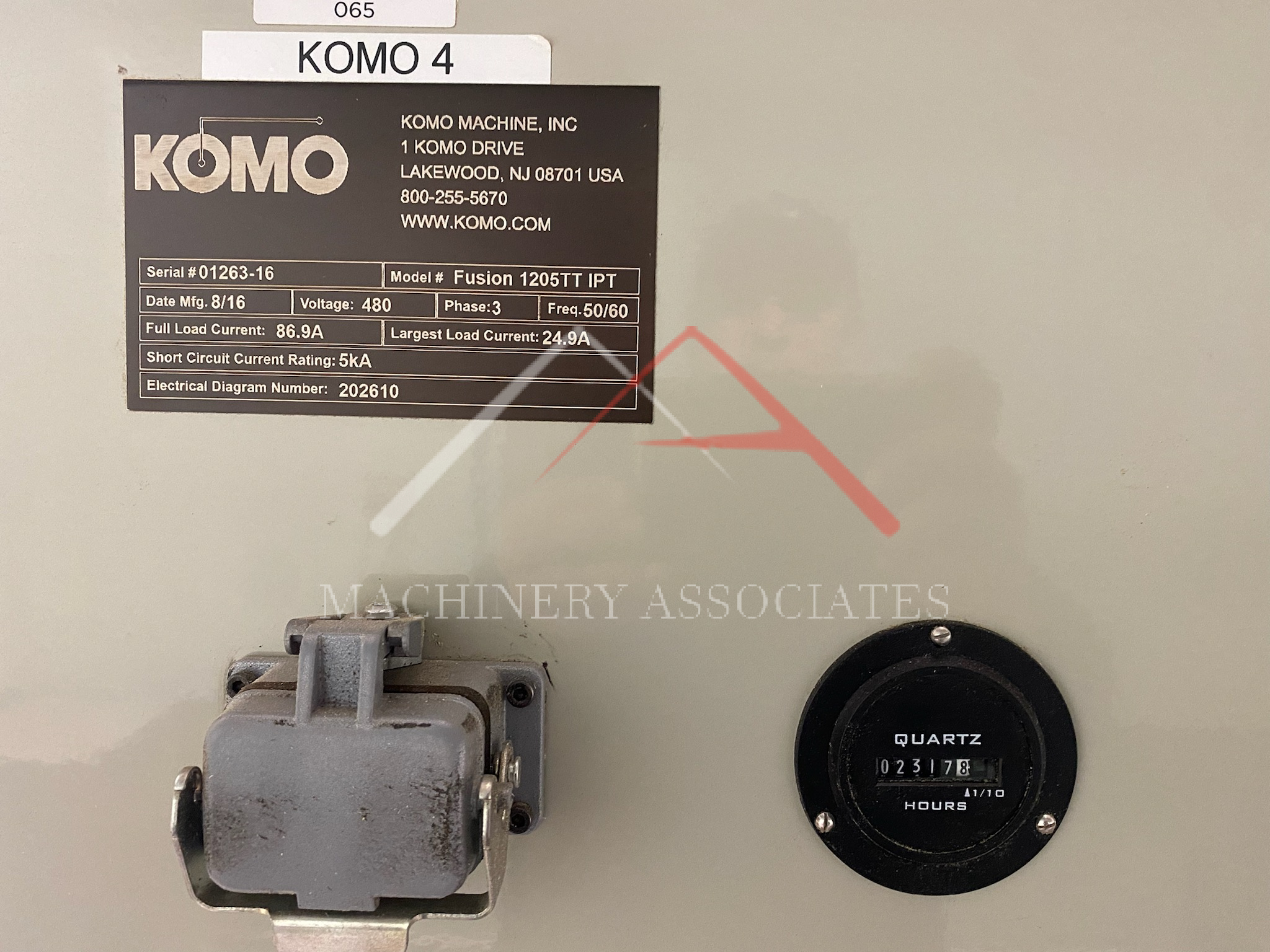 2016 Komo 1205TT Twin Spindle Dual Process CNC Router