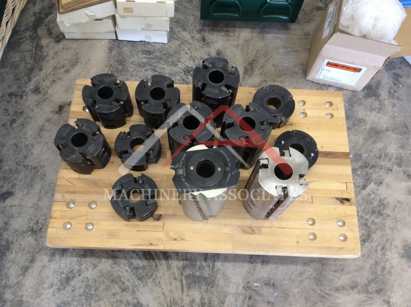 MOULDER HEADS ALMOST NEW 40MM BORE- VARIOUS SIZES