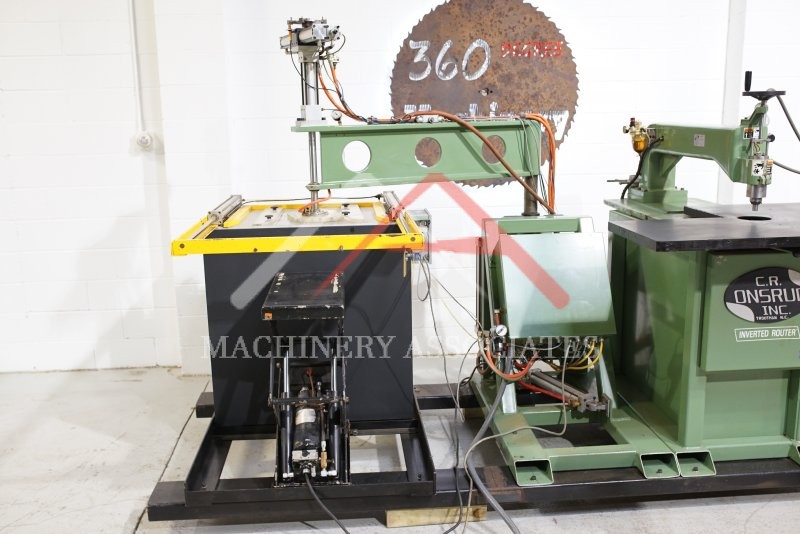 AUTOMATED ONSRUD 36210 VS INVERTED PIN ROUTER W/RS24 AUTOFEEDER