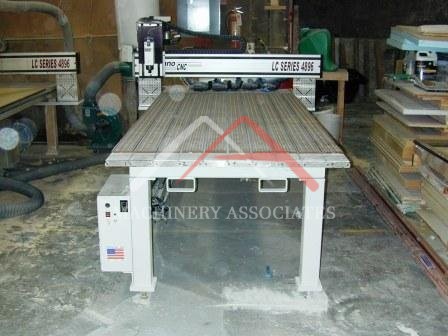 Techno Model 4896 3 Axis CNC Router, 4'x8' Table, 3HP HSD High Speed ...