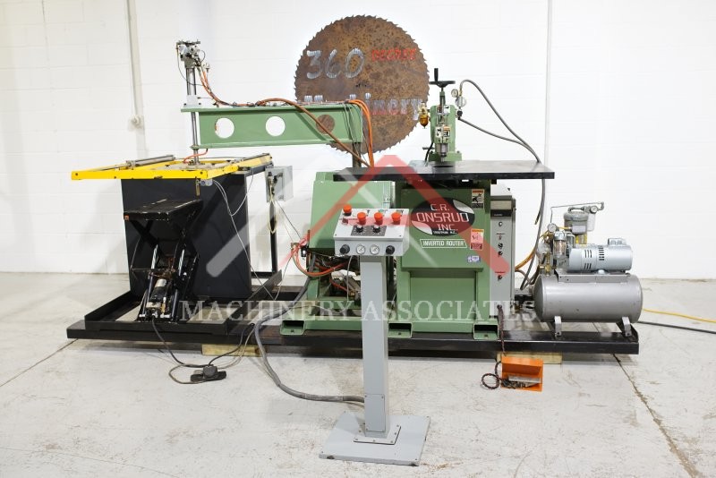 AUTOMATED ONSRUD 36210 VS INVERTED PIN ROUTER W/RS24 AUTOFEEDER