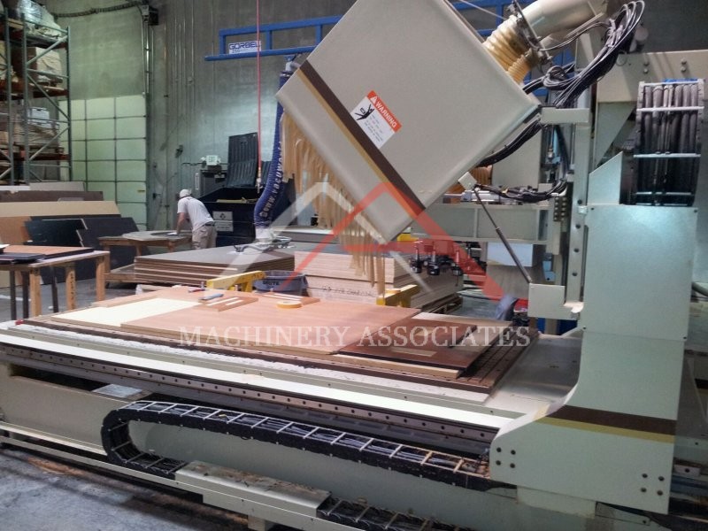 ANDI Stratos WFD 4 x 8 CNC Router with 20 Hp Sullair Vacuum Pump