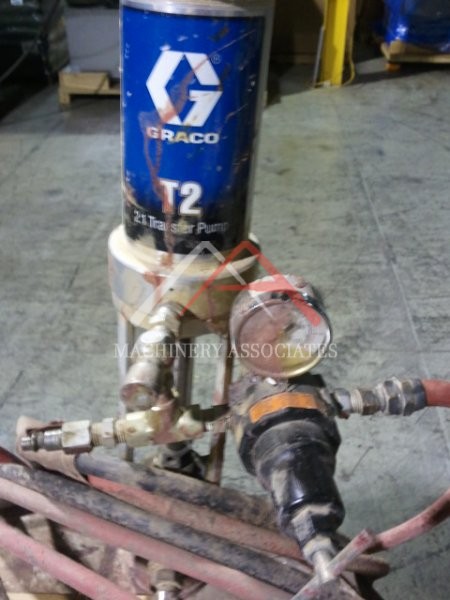 Graco T2 Transfer pump with Binks Gun Setup for contact adhesive