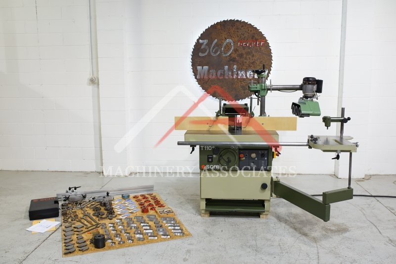 SCMI T110A SHAPER W/ 3 ROLL POWERFEED & TOOLING