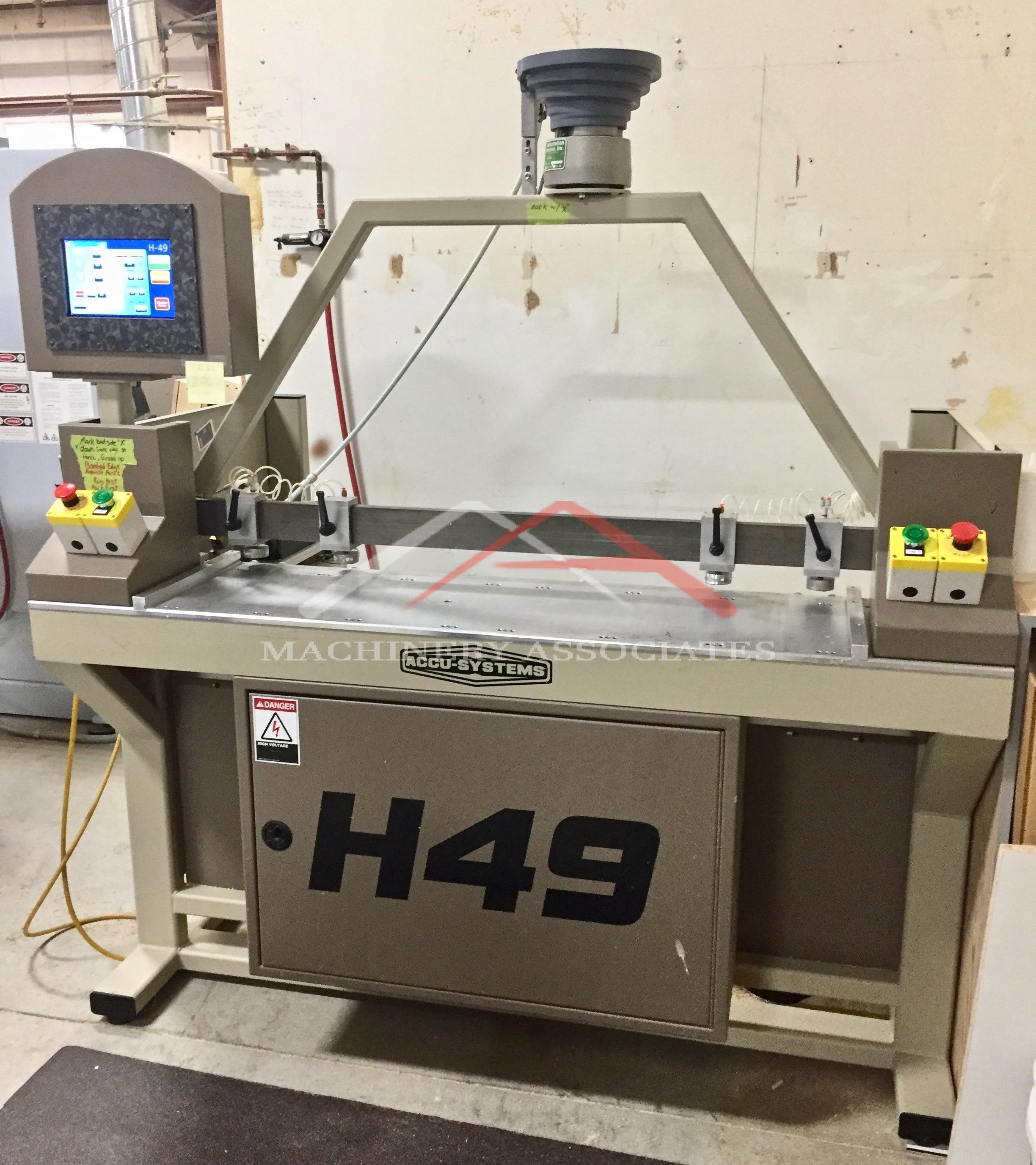 Accusystems H49 CNC drill and dowel machine