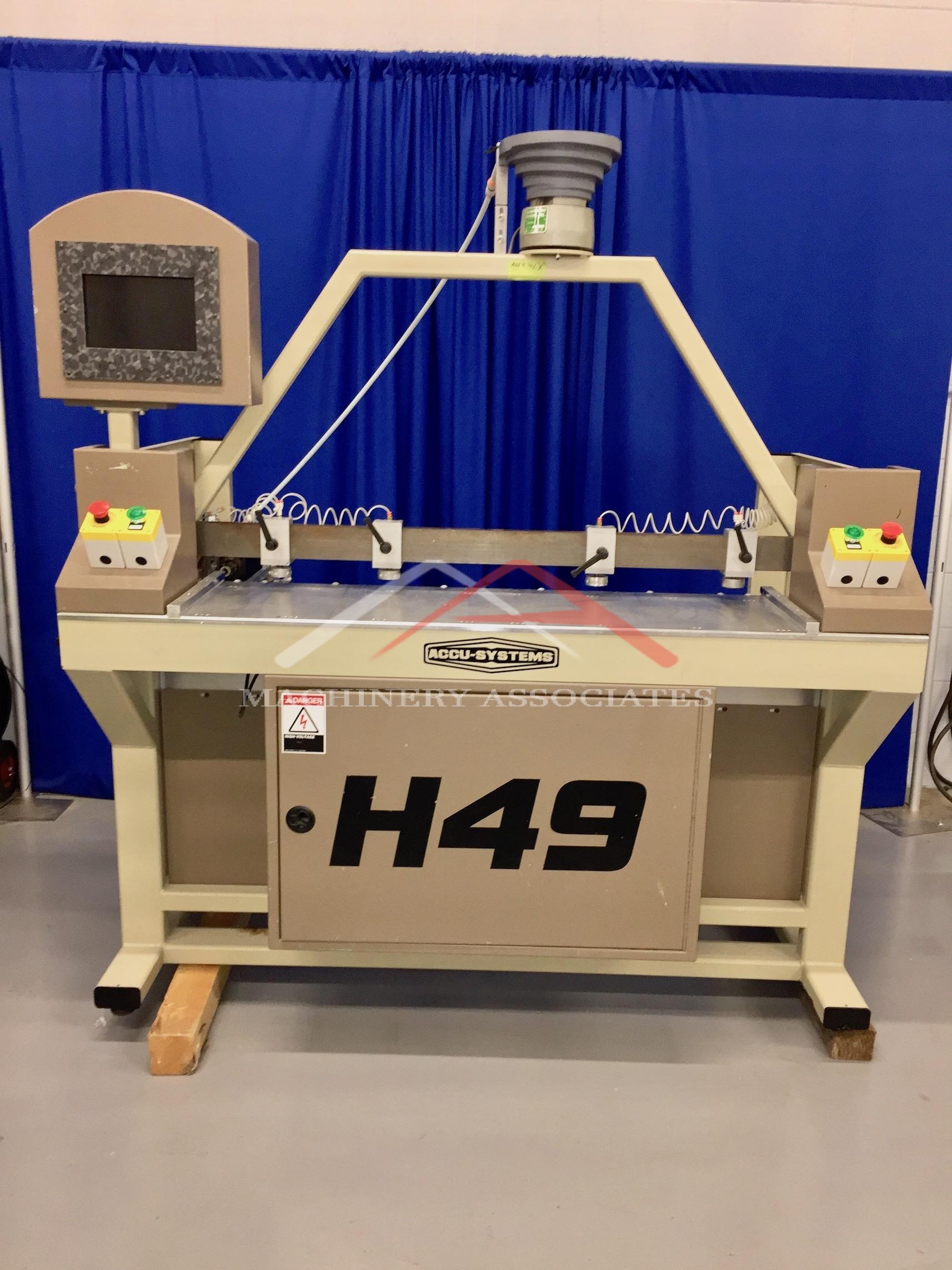 Accusystems H49 CNC drill and dowel machine