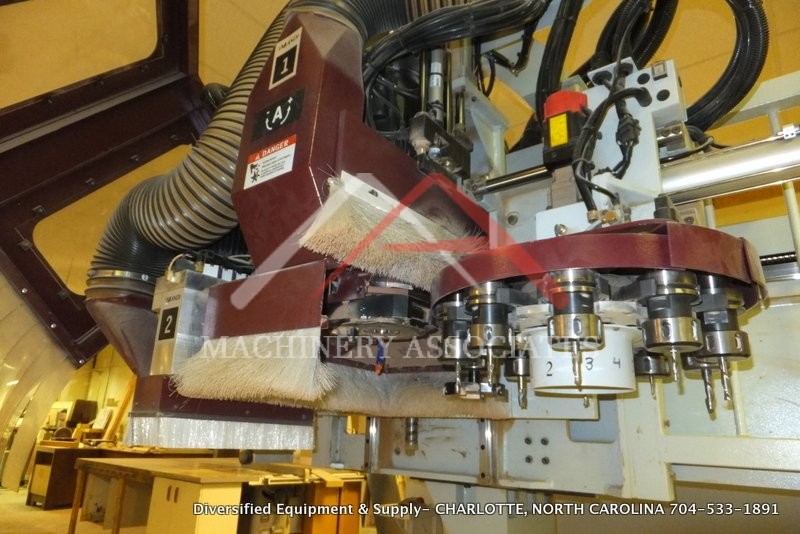 ANDERSON AMERICA STRATOS PRO 5'x 12' CNC With RARE C-Axis + 25Hp Becker ...