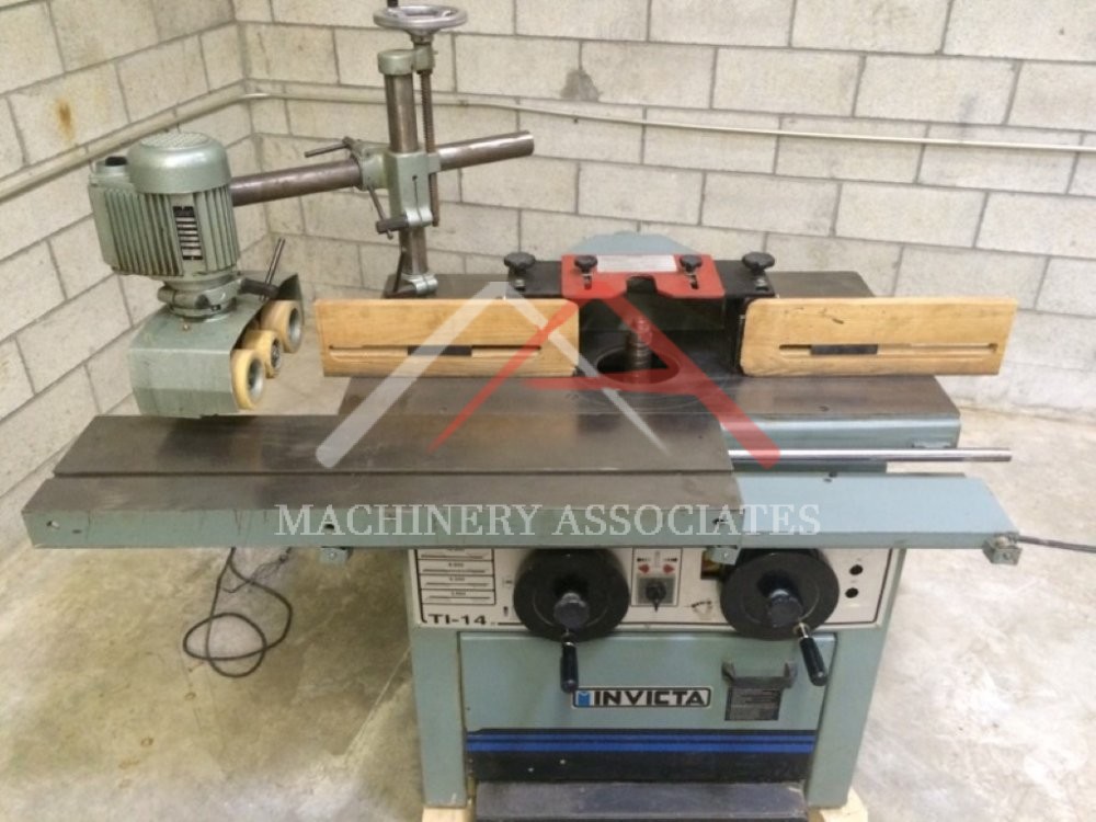 Invicta Tilt Shaper with Sliding Table and Feeder