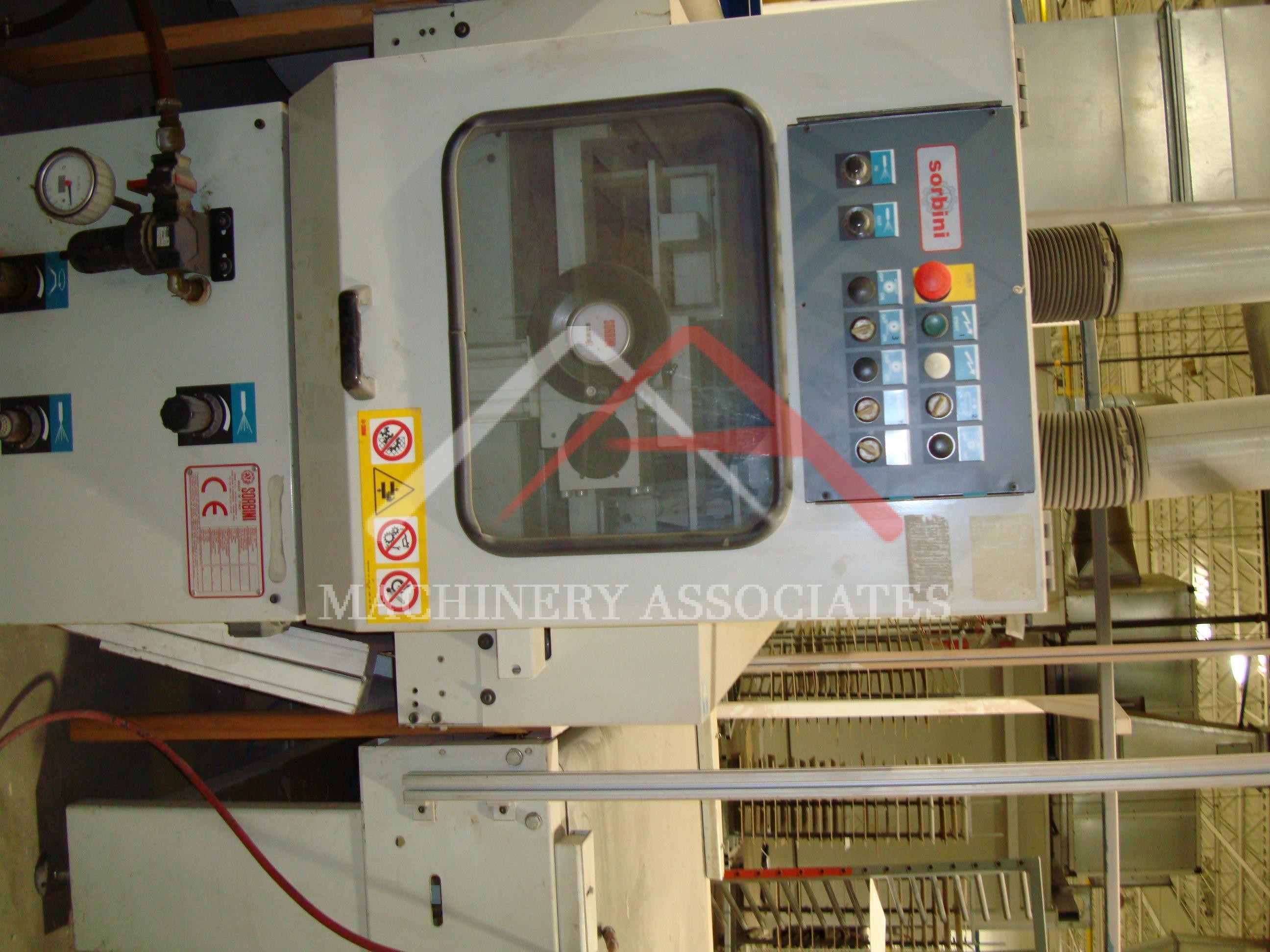 Cefla Spray finishing line with Flash and UV ovens