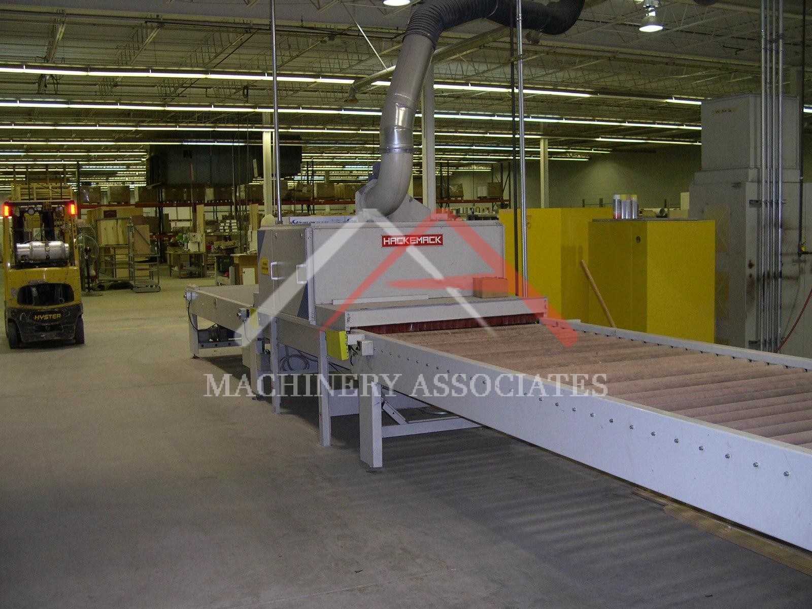 Cefla Spray finishing line with Flash and UV ovens