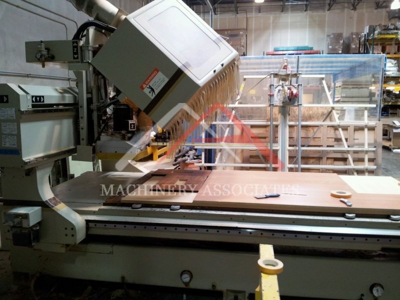 ANDI Stratos WFD 4 x 8 CNC Router with 20 Hp Sullair Vacuum Pump