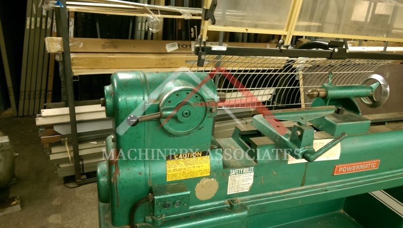 Powermatic Model 90, 12 Inch Lathe. Single Phase