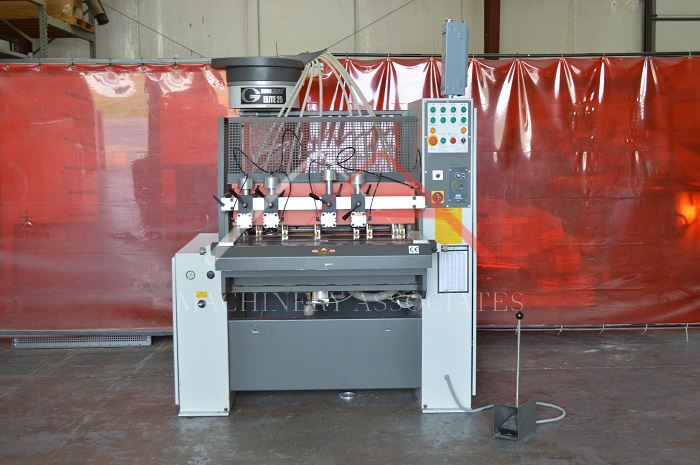 GANNOMAT ELITE 25 SEMI-AUTOMATIC DOWEL INSERTER W/ BORING