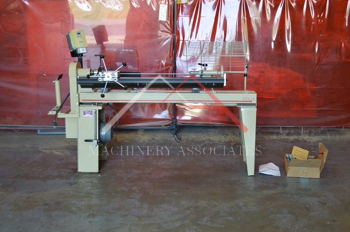VEGA WOOD TURNING LATHE W/ TRAVELING DUPLICATOR ATTACHMENT