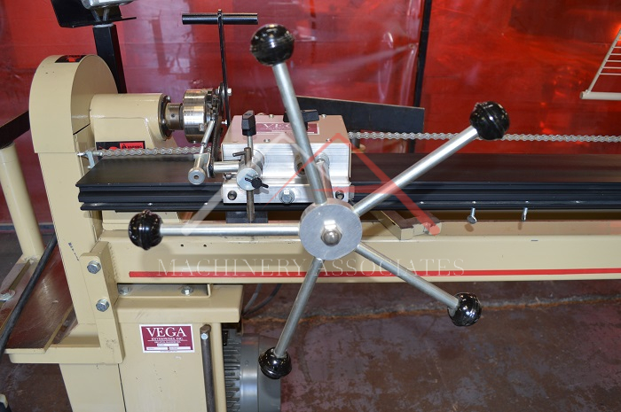VEGA WOOD TURNING LATHE W/ TRAVELING DUPLICATOR ATTACHMENT