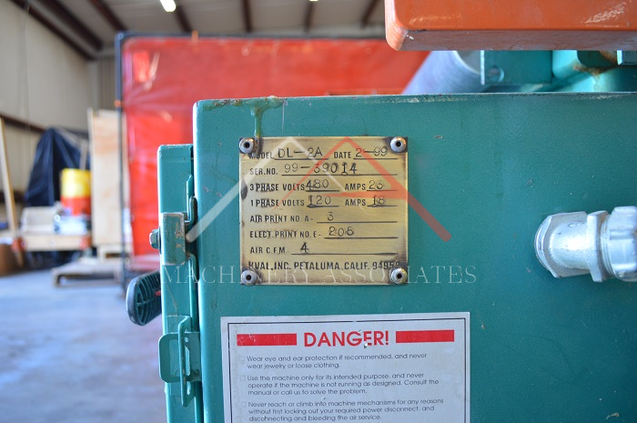 KVAL DL-2A AUTOMATED DOOR LITE CUT OUT SYSTEM