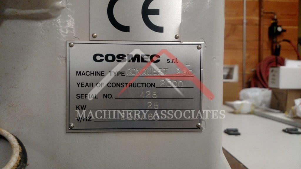 Holzher/Cosmec Conquest 250 4x8 CNC Router - Osai Control (Super low hours)