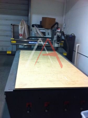 Multicam 3000 Series CNC Router, 4'x8' Table, EnRoute Software, 4HP ...